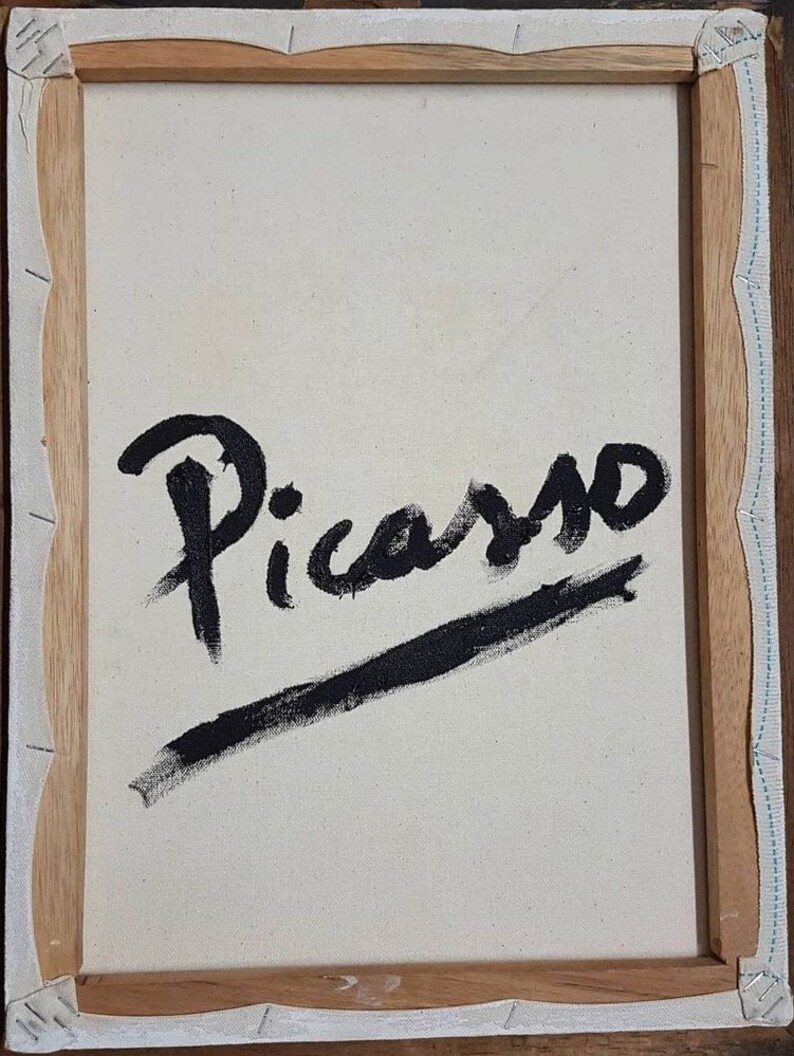 Pablo Picasso Oil Painting. Oil on Canvas. Hand Painted. Handmade. Cubism. Museum Quality Art ...