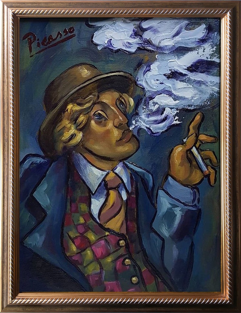 Pablo Picasso Oil Painting. Oil on Canvas. Hand Painted. Handmade ...