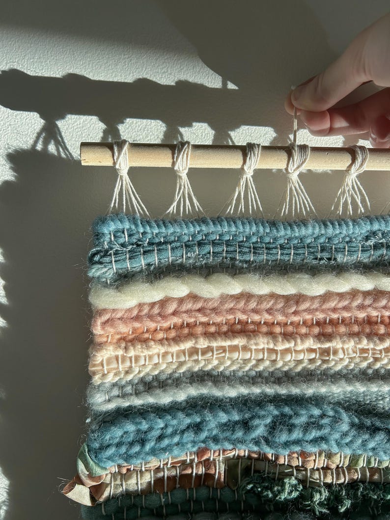 Pastel Woven Wall Hanging – Boho Fiber Art Decor - Etsy