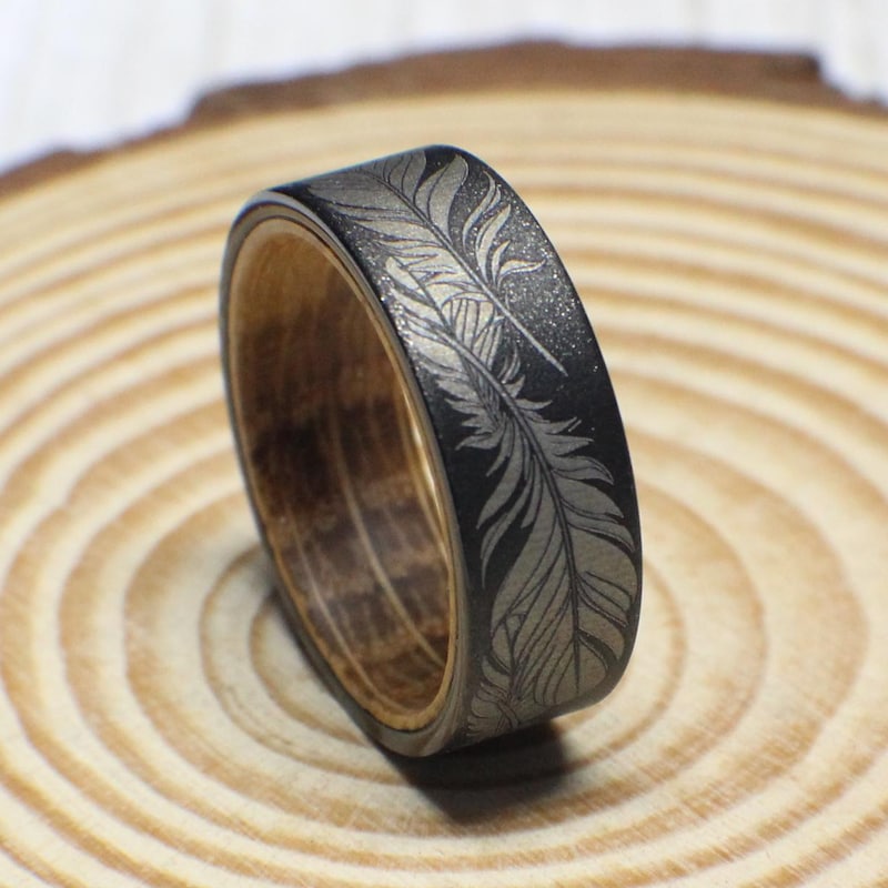 Feather Ring - Etsy