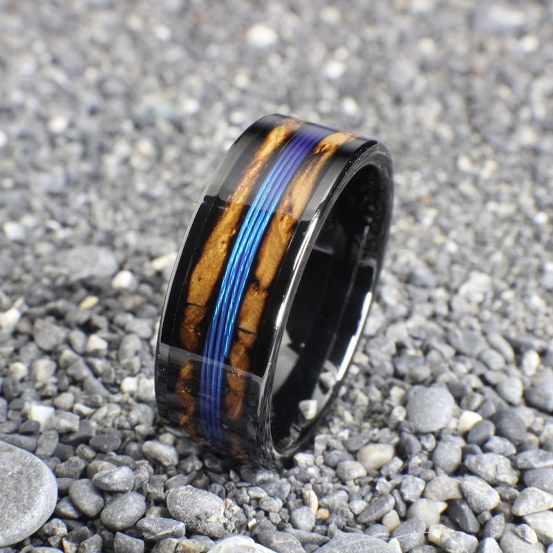 Blue Wedding Bands - Etsy
