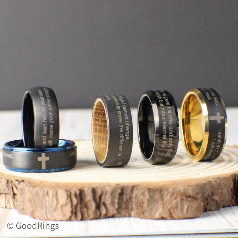 Custom Men Ring Christian - Etsy