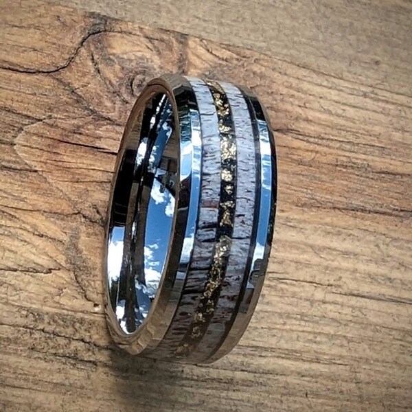 Elk Antler Rings - Etsy