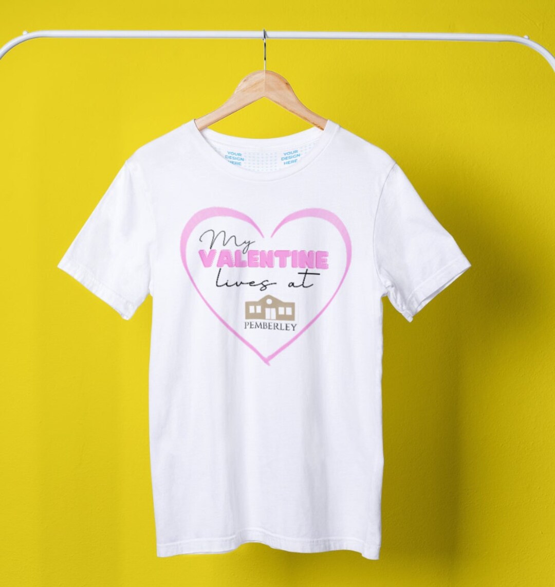 My Valentine Lives at Pemberley SVG. File - Etsy