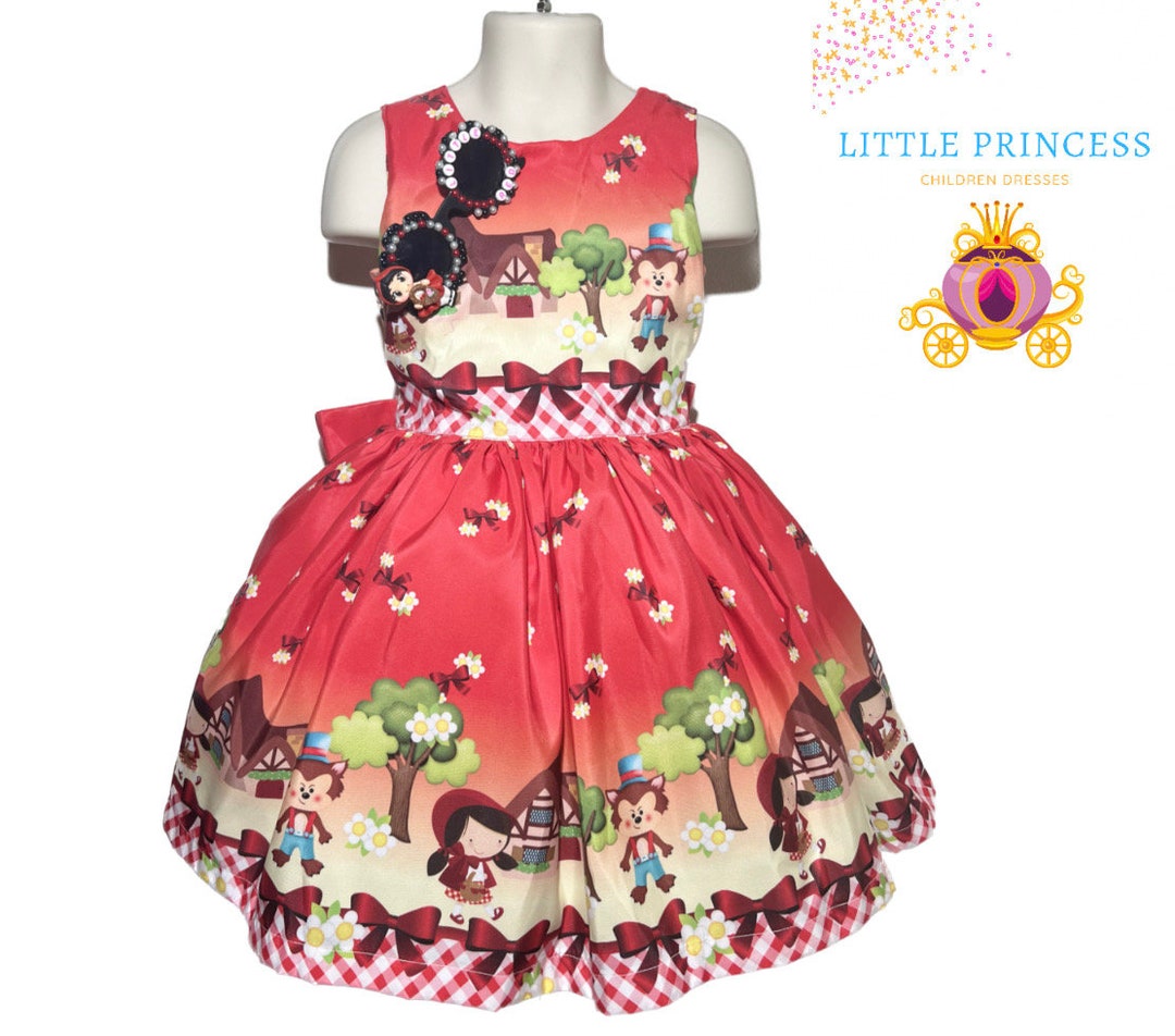 Little Red Riding Hood Dress,little Red Riding Hood Party Dress, Little ...