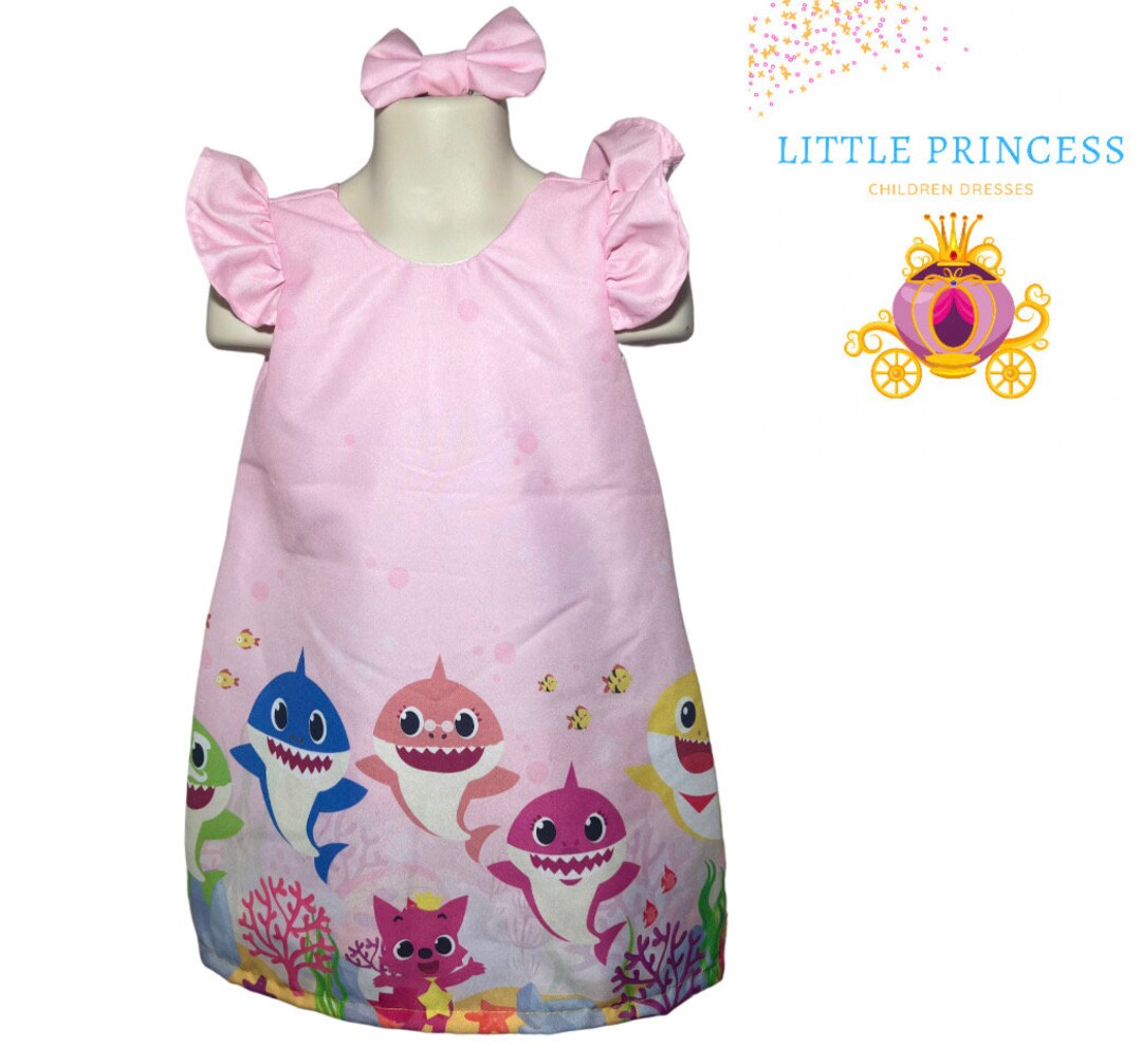 Baby Shark Dress Baby Shark Dresses Baby Shark Birthday - Etsy