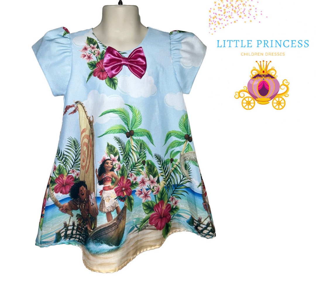 Moana Dress, Moana Dresses, Moana Party Dress, Moana Birthday Dress ...
