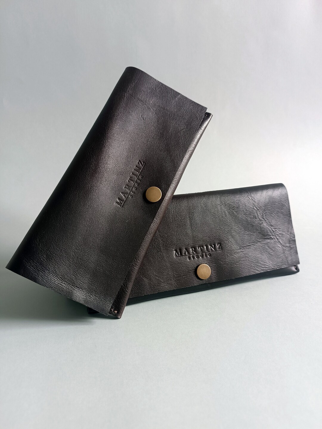 Handmade Leather Glasses Case - Stylish Sunglass Holder, Eyeglass ...
