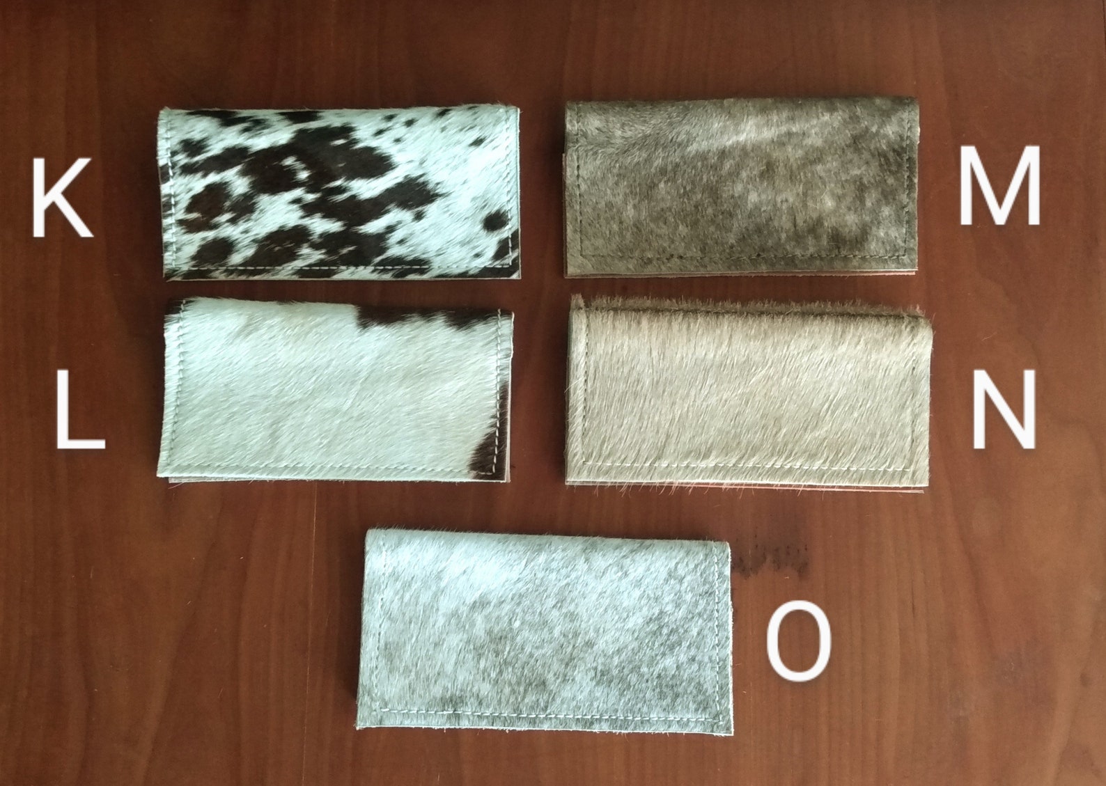 Cowhide Check Book Cover - Etsy