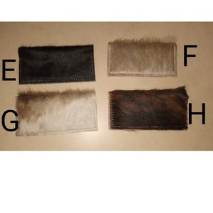 Cowhide Check Book Cover - Etsy