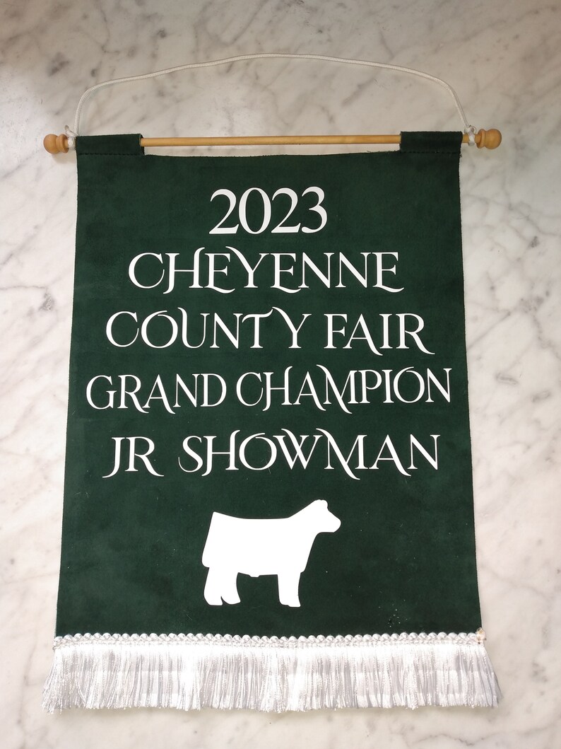 Livestock Show Award Banner - Etsy