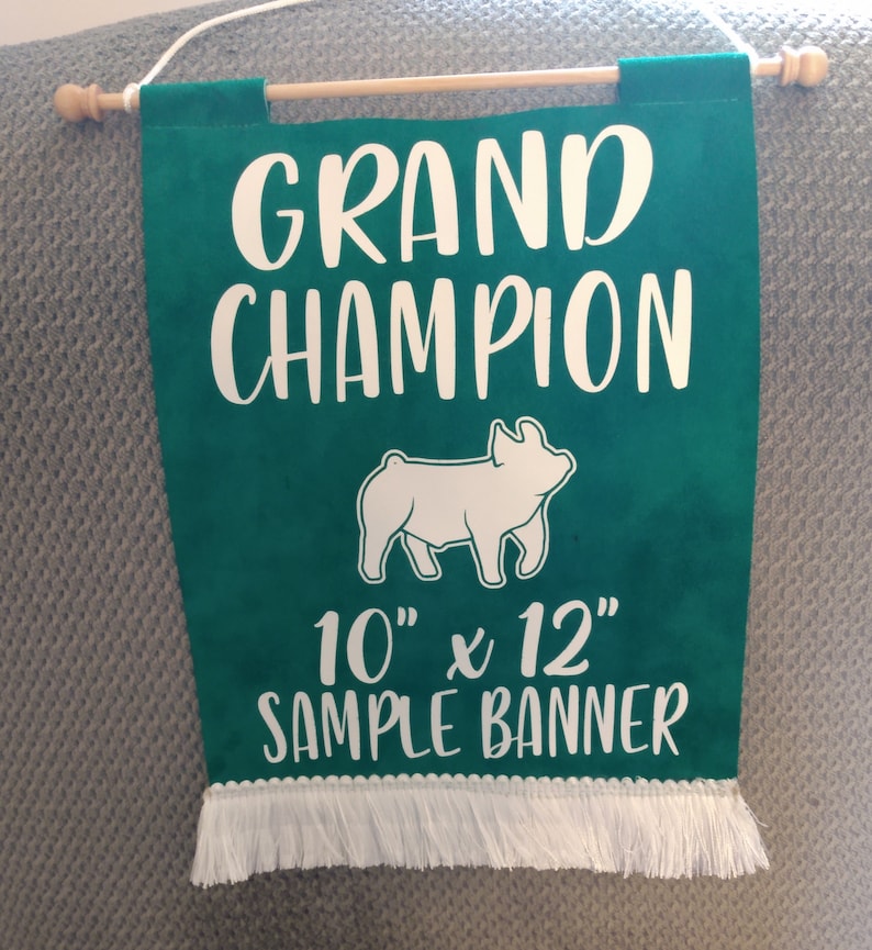 Livestock Show Award Banner - Etsy
