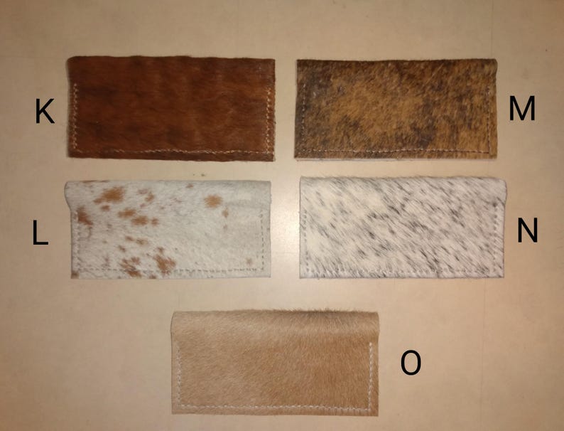 Cowhide Check Book Cover - Etsy