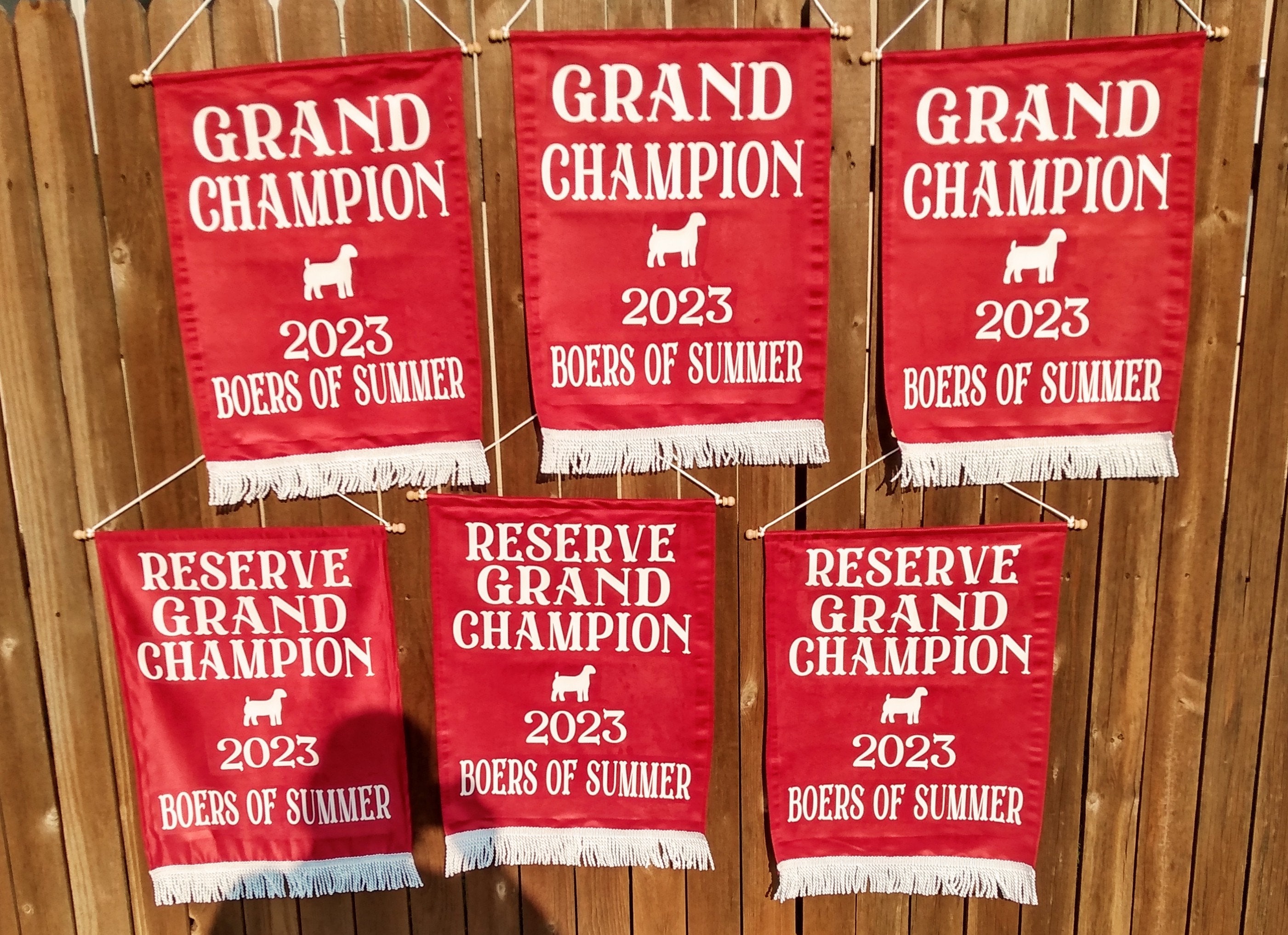 Livestock Show Award Banners - Etsy