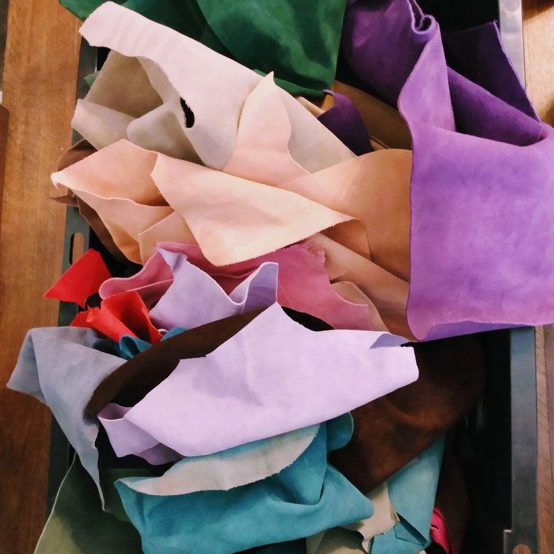 Leather Scraps - Etsy