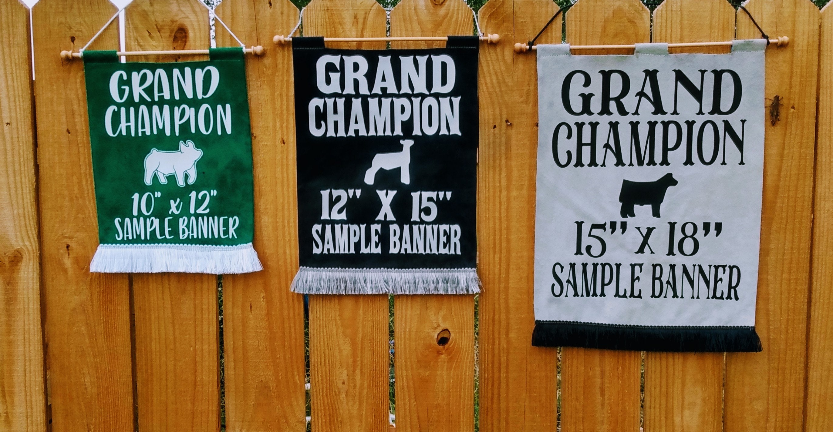 Livestock Show Award Banner - Etsy