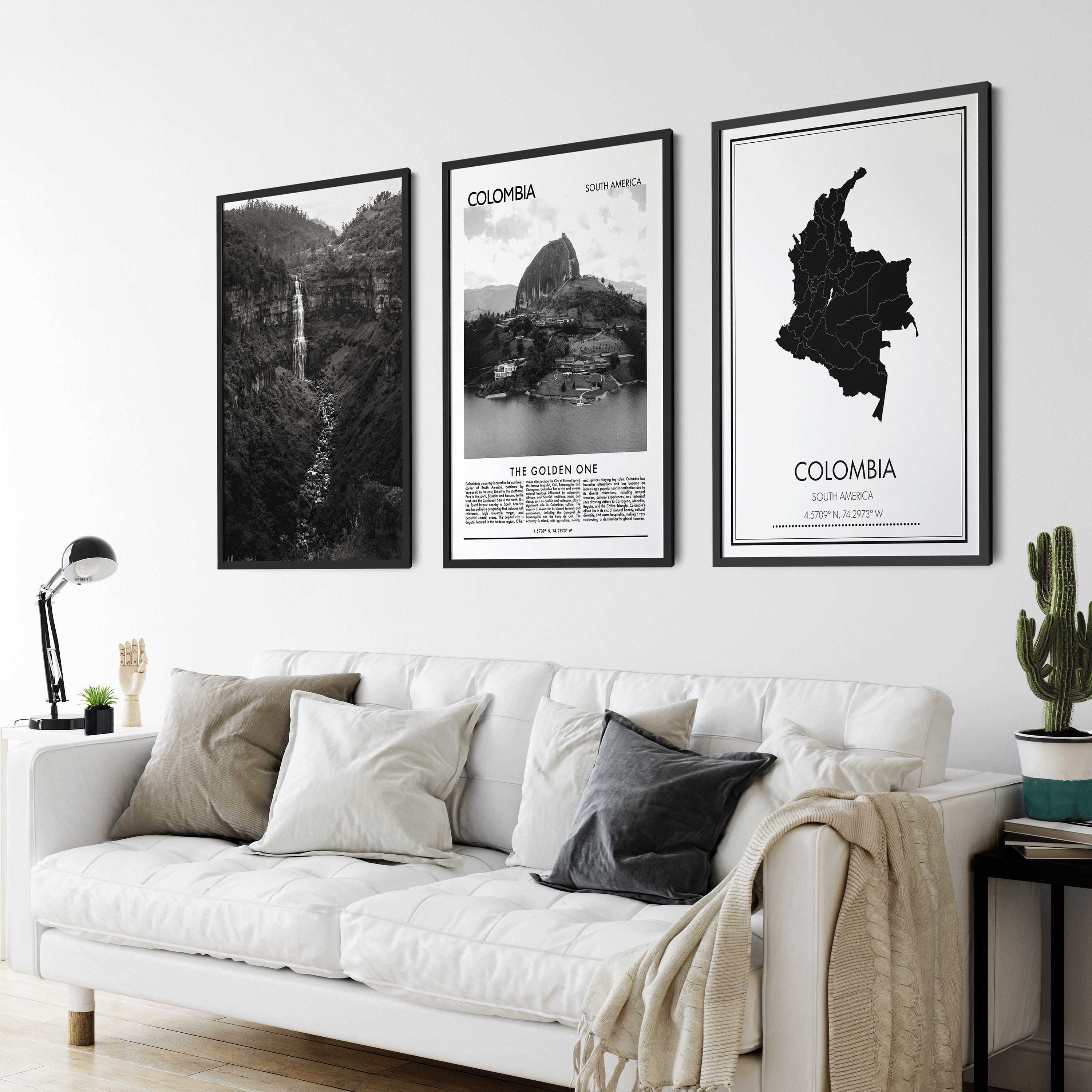 Colombia City Art Prints, Colombian Art, Colombia Artwork, Colombia ...