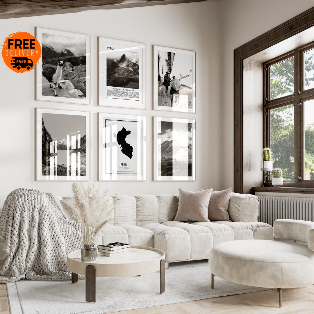 Peru City Art Prints, Peruvian Art, Peru Artwork, Peru Wall Art Set of ...