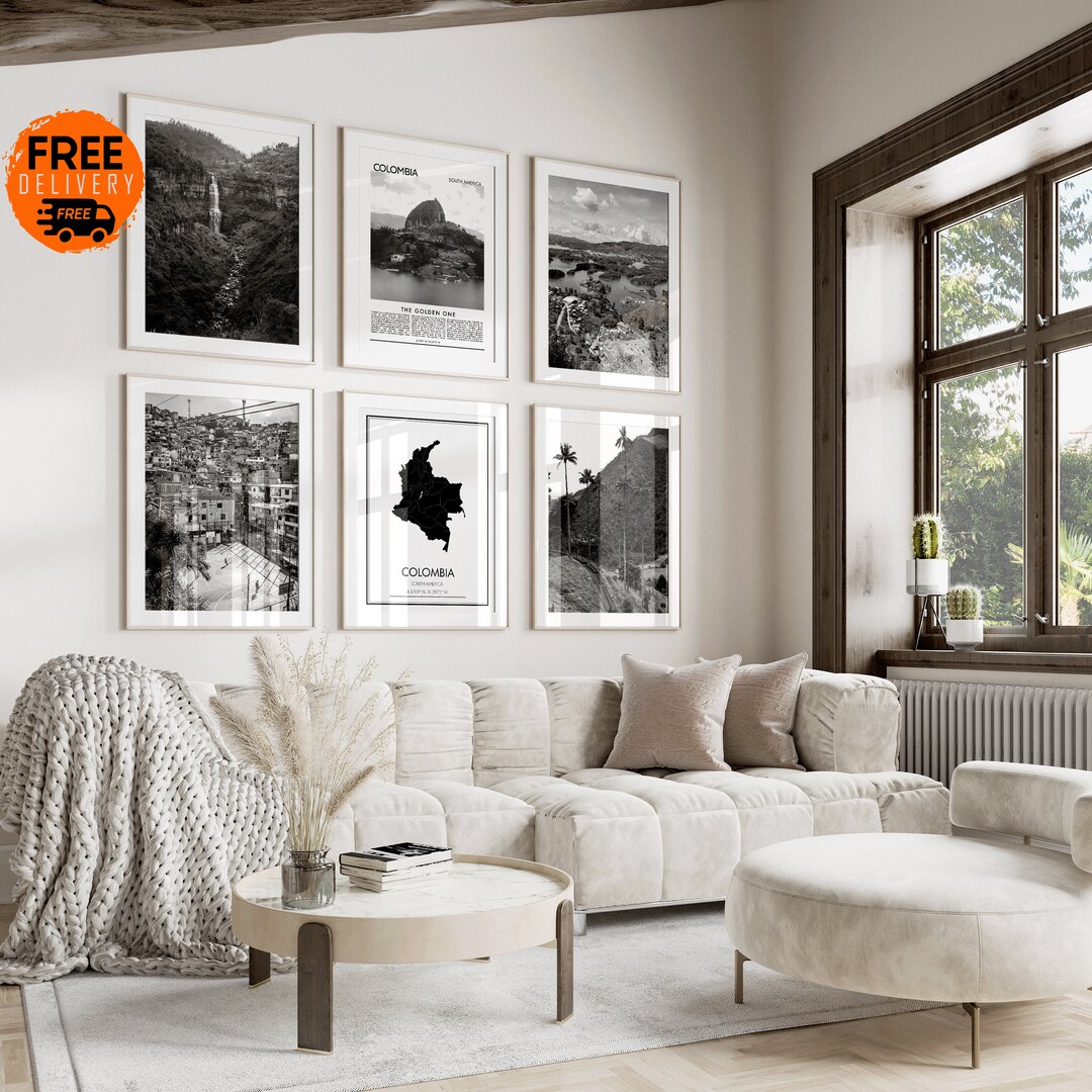 Colombia City Art Prints, Colombian Art, Colombia Artwork, Colombia ...