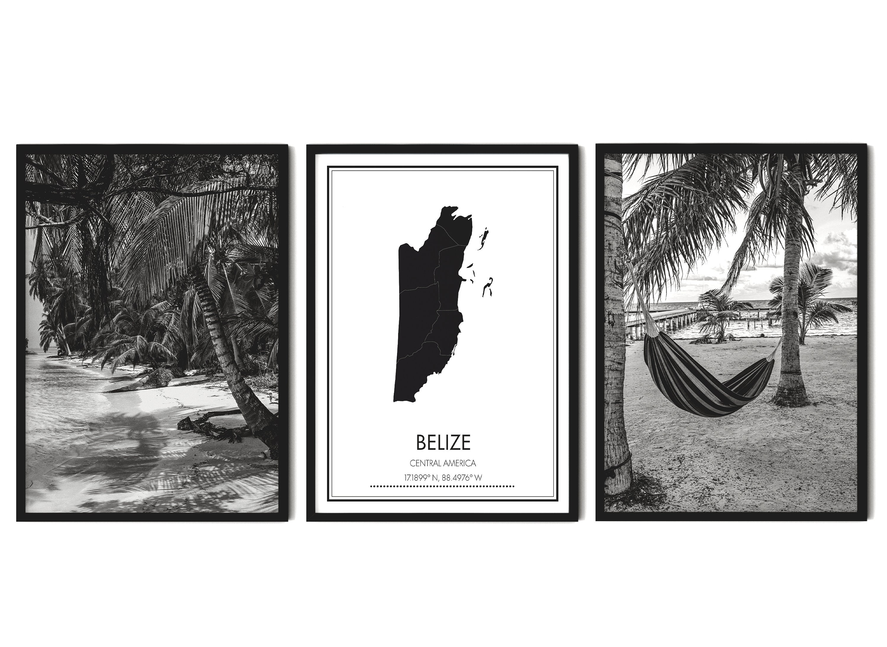 Belize City Art Prints, Belizean Art, Belize Artwork, Belize Wall Art ...