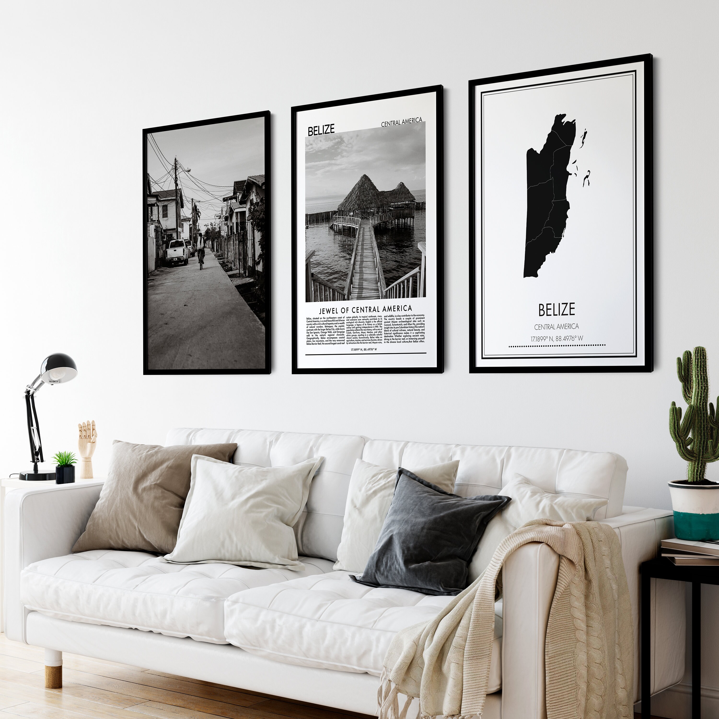 Belize City Art Prints, Belizean Art, Belize Artwork, Belize Wall Art ...