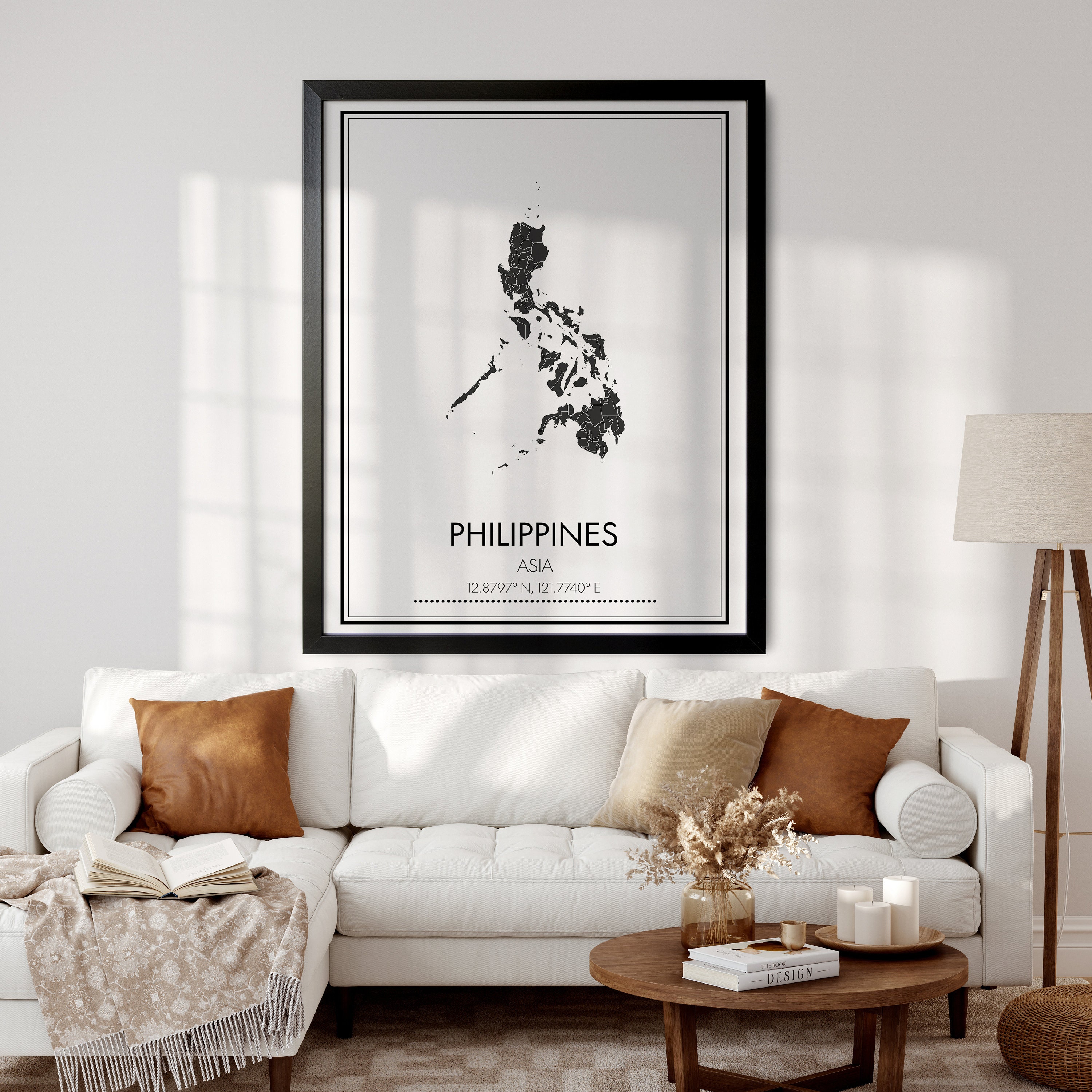 Philippines Map Print, Philippines Map, Philippines City Map Print ...