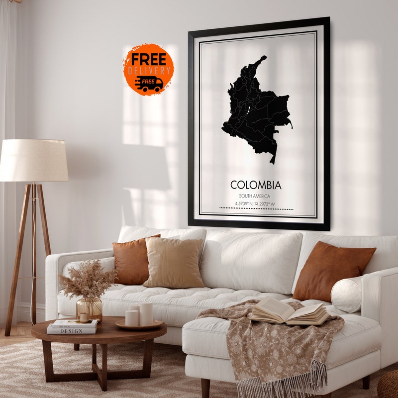 Colombia Poster - Etsy