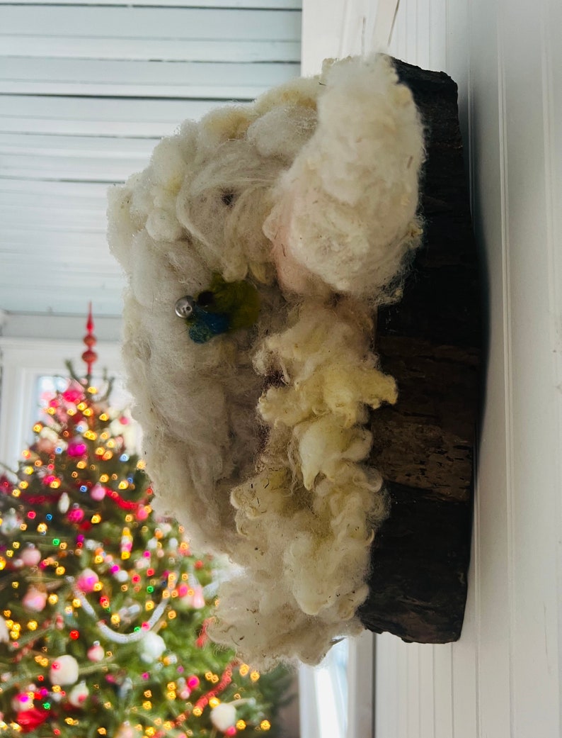 Sheep Head Wall Mount, Sheep Head Wall Hanging, Wool Sheep Head, Sheep ...