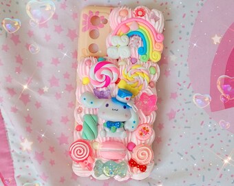Kawaii Kitty Pink Candy Decoden Phone Case for iPhone Samsung - Etsy