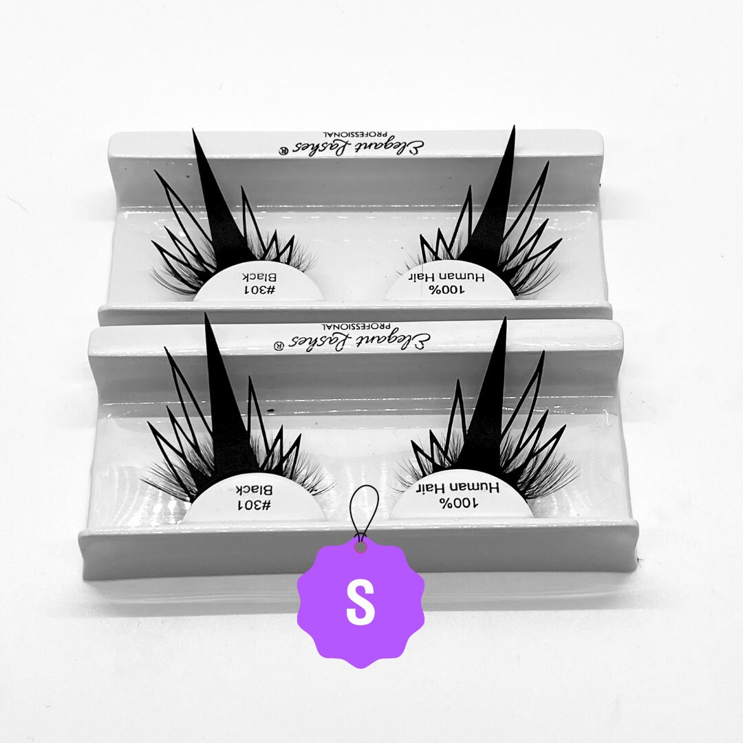 Paper Lashes "skye Hi Petite" for Drag, Cosplay, and Burlesque. Small ...