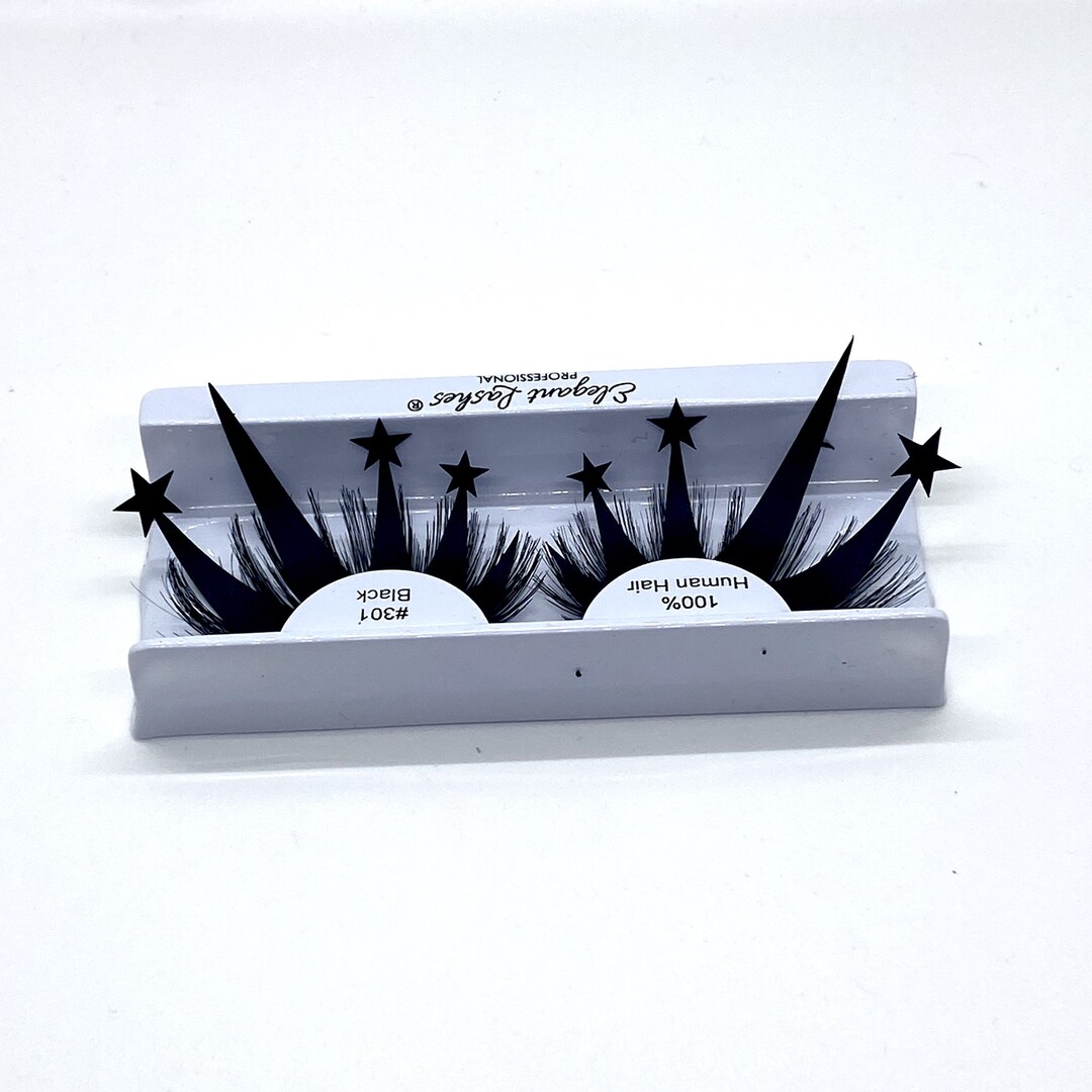 Paper Lashes "seeing Stars" for Drag, Burlesque, and Cosplay - Etsy