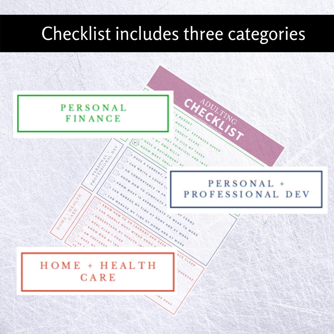 Editable Adulting Checklist - Etsy