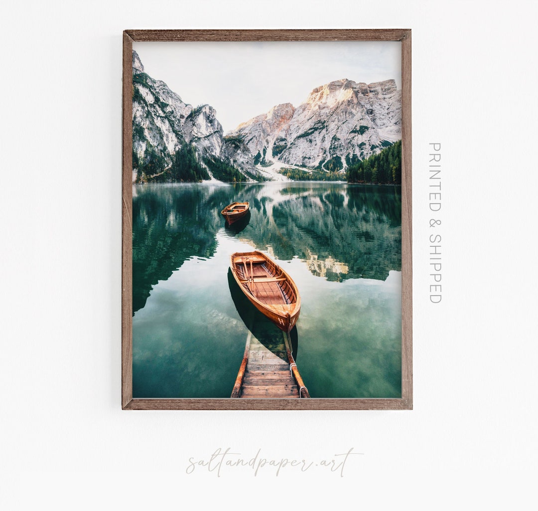 Lake House Wall Art, Beautiful Photo Nature, Mountain Lake, Landscape ...