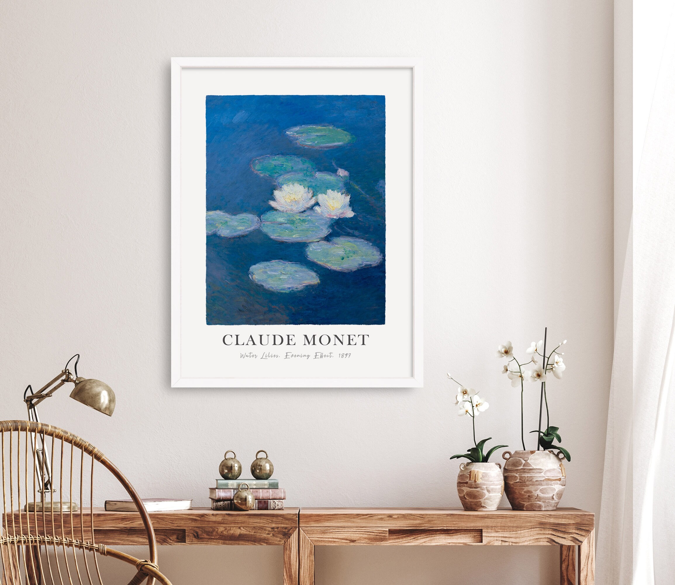 Monet Water Lilies, Water Lily, Nympheas, Famous Art Prints, Monet Wall ...
