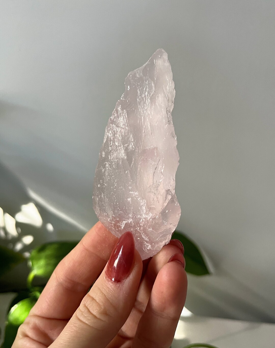 Gemmy Rose Quartz / Raw High-grade Rose Quartz / Raw Rose Quartz Chunk ...