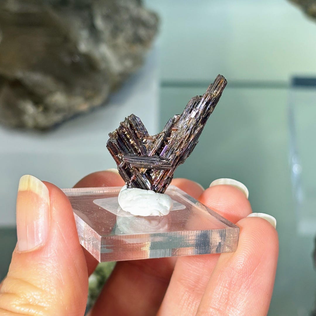 Rare Red Rutile Crystal Specimen: Diamantina, Brazil - Etsy
