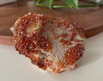 Vanadinite, Natural Red Vanadinite Crystal, Vanadinite Mineral Specimen ...