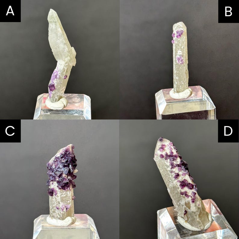 You Pick! Quartz & Purple Fluorite Specimens From Huanggangliang, Inner ...