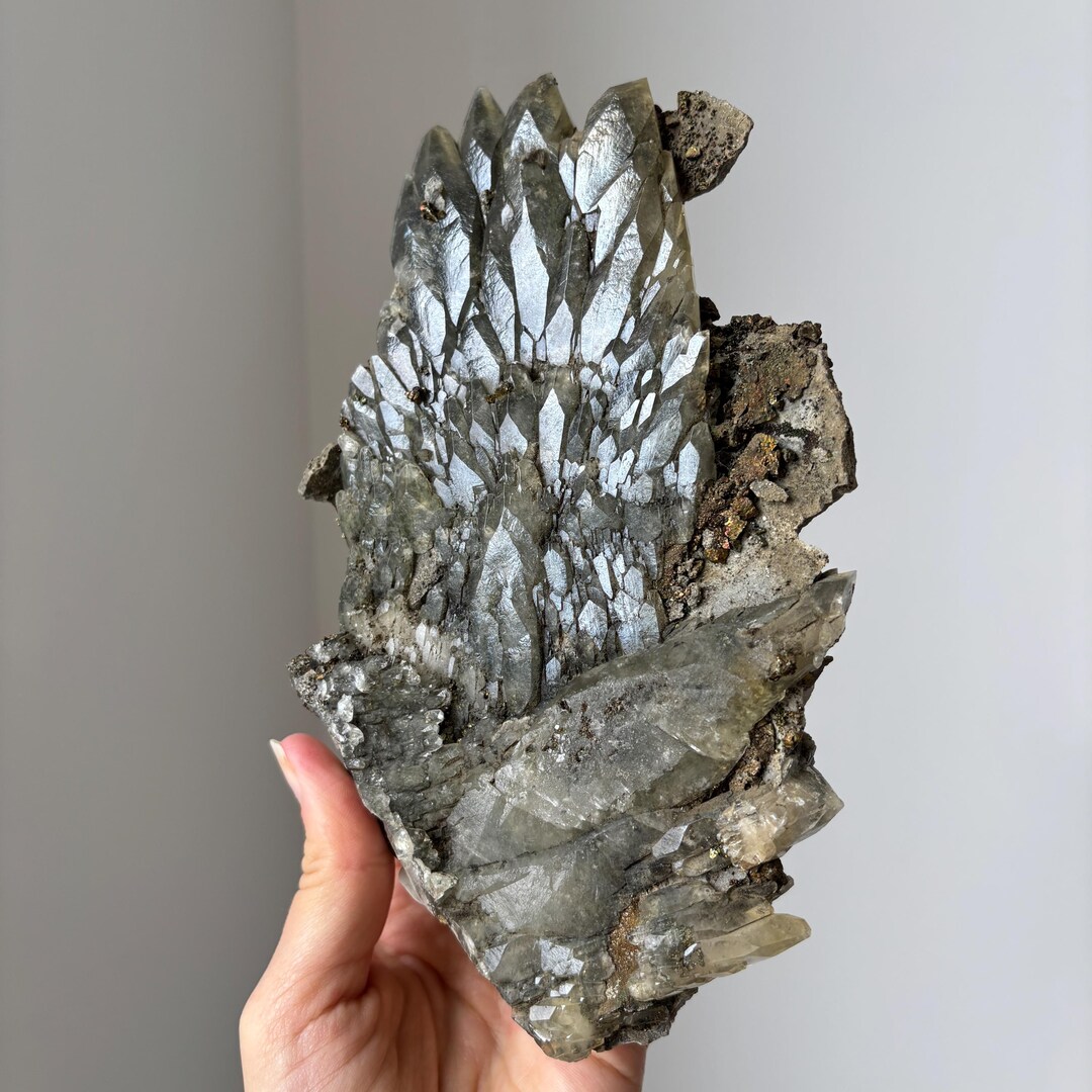 RARE Flat Dragonscale Calcite Specimen From Sweetwater Mine, Missouri ...