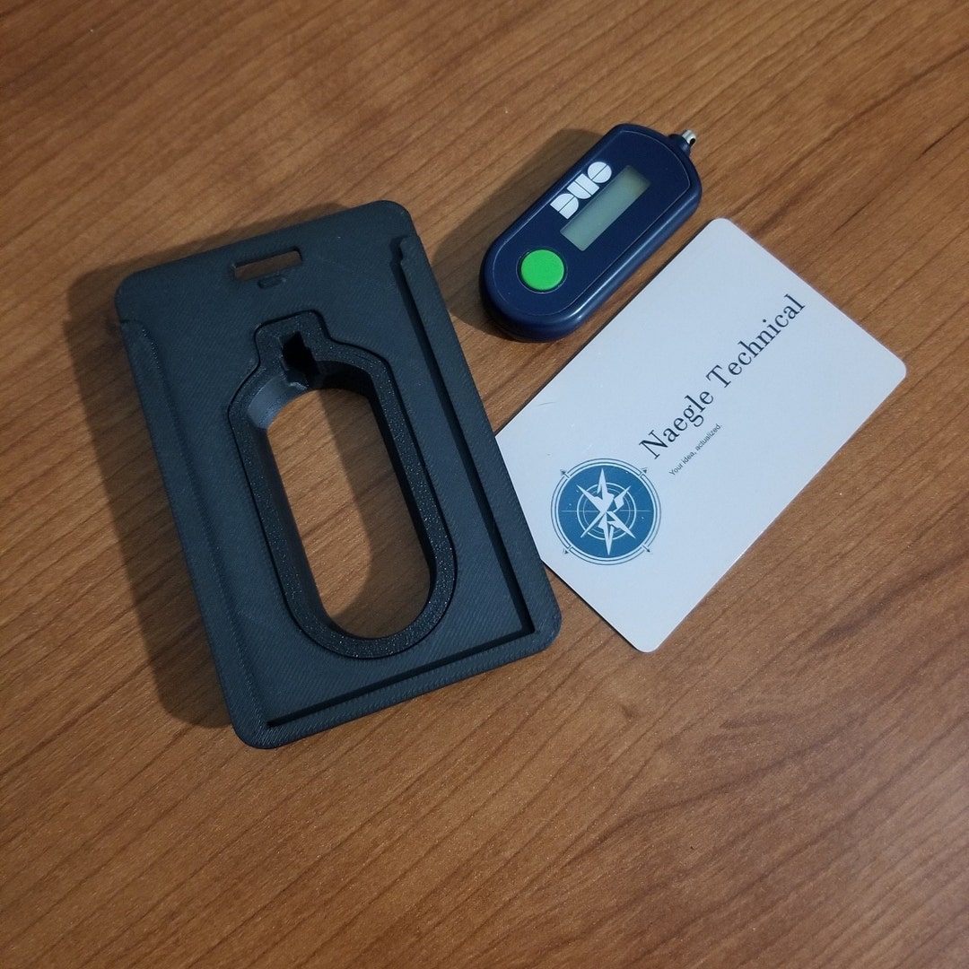 ID Badge and DUO Token Holder, Thin ; Secure Token Holder - Etsy