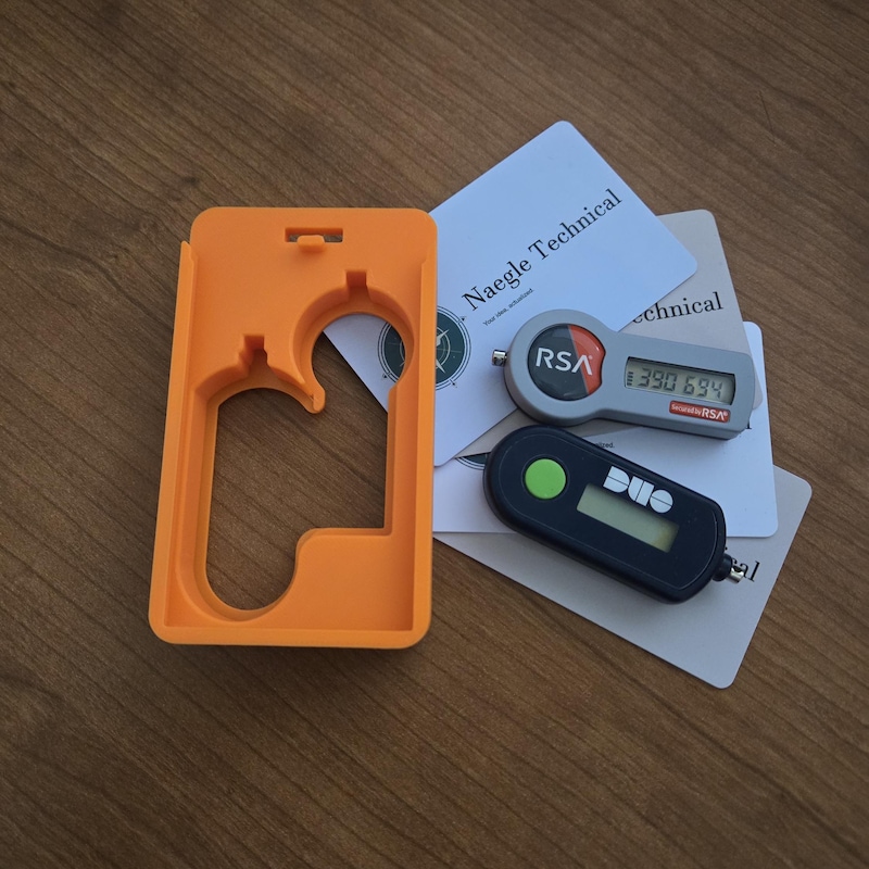 Dual Rsa Token and Badge Holder - Etsy