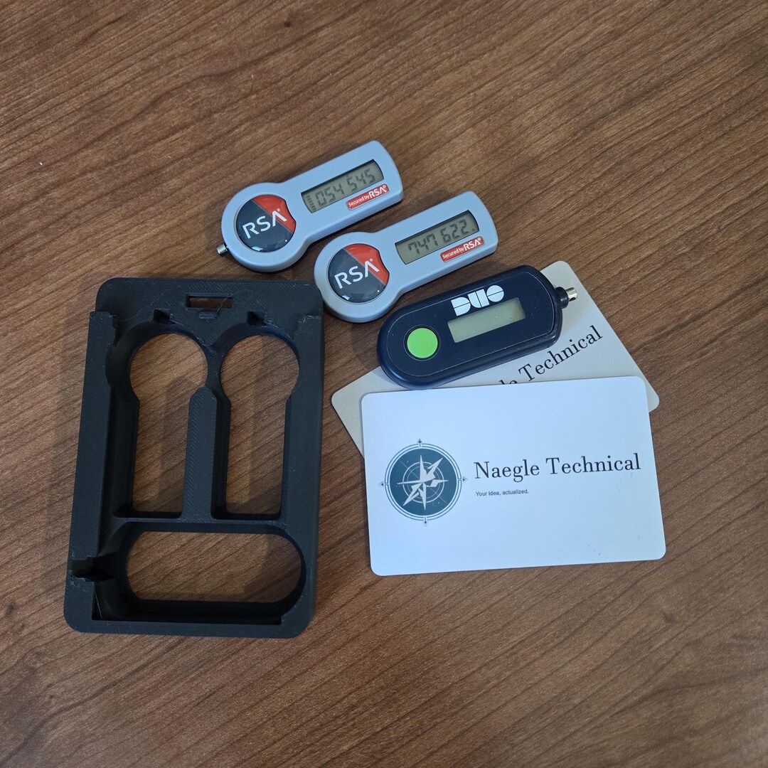 2 ID Badge, 2 RSA, 1 Duo Token Holder ; Secure Token Holder - Etsy