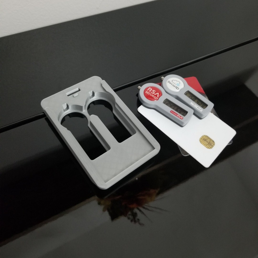 Dual ID Badge and Dual RSA Token Holder ; Secure Token Holder - Etsy