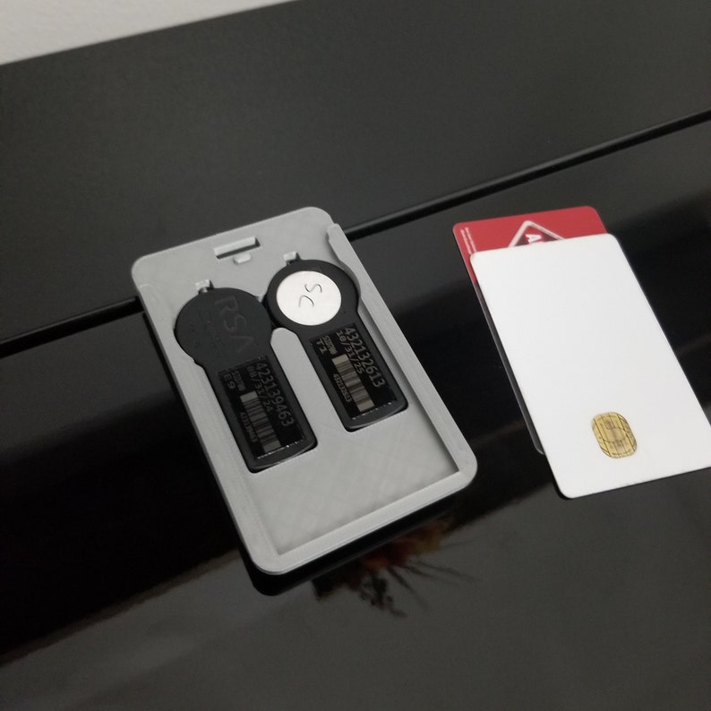 Dual ID Badge and Dual RSA Token Holder Secure Token Holder - Etsy