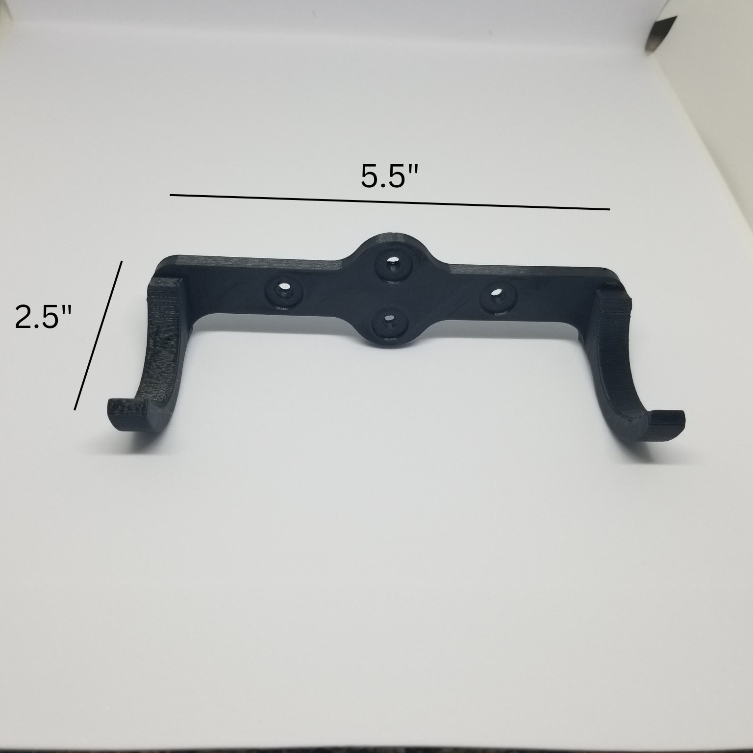 Lightsaber Wall Mount - Wall mount for lightsaber with vertical or horizontal screw holes ...