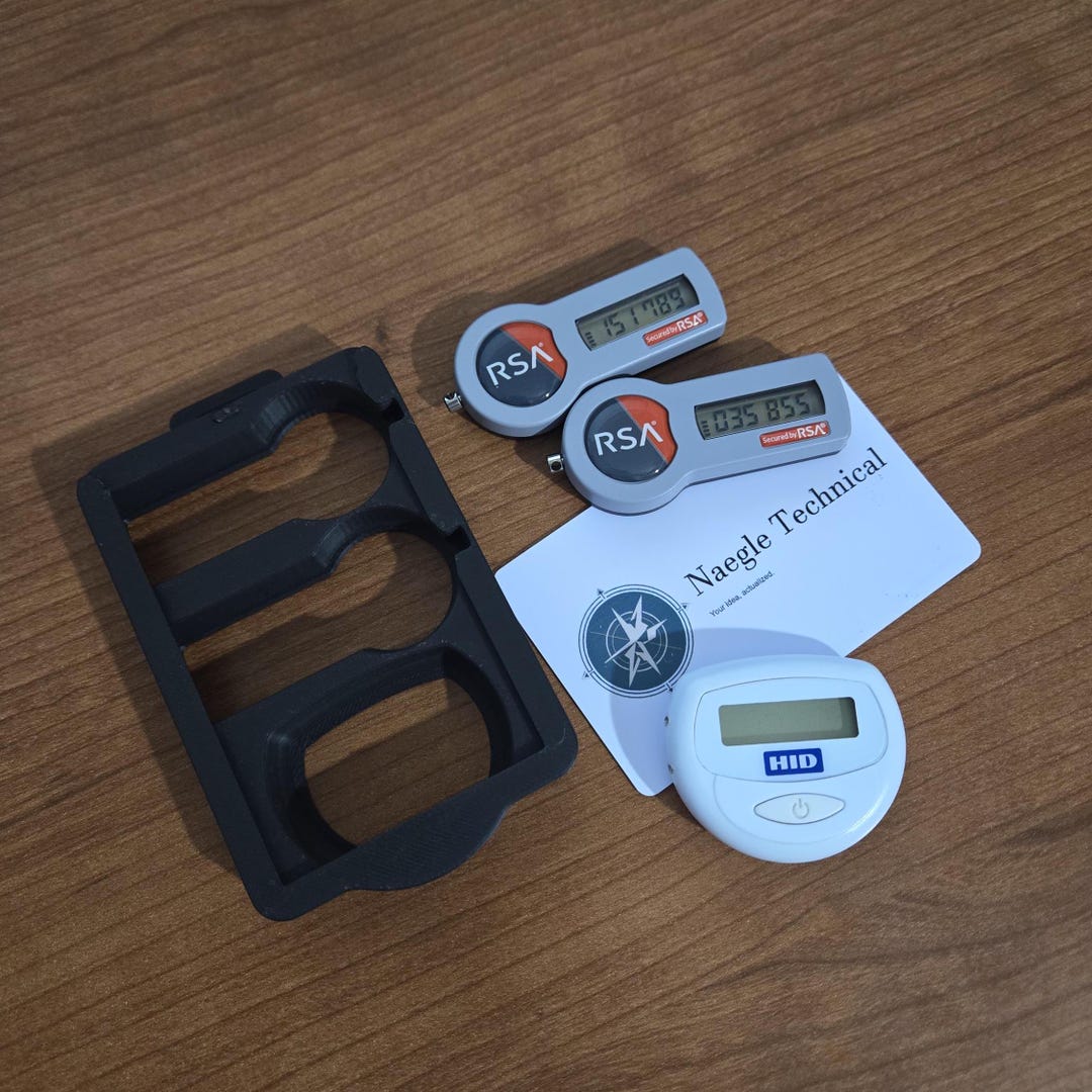 ID Badge, Dual RSA Token, HID Mini Token Holder ; Secure Token Holder ...