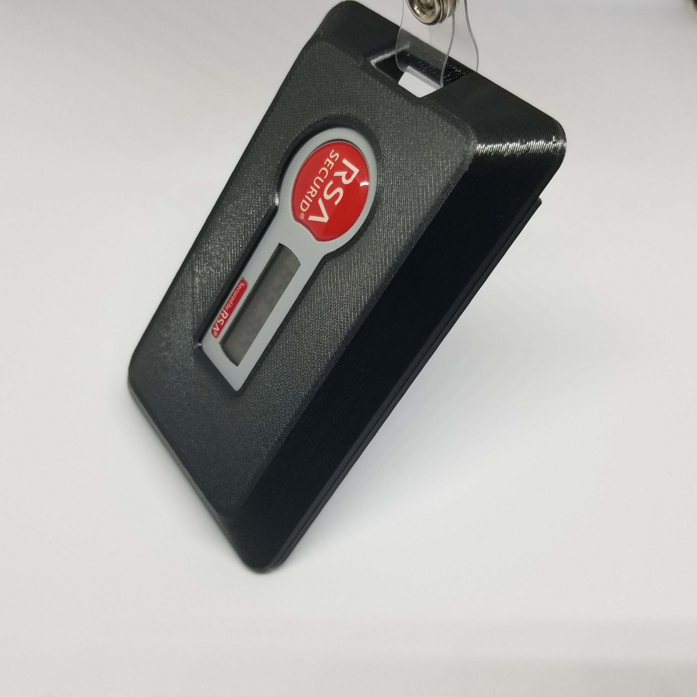 ID Badge and Single RSA Token Holder, Thick ; Secure token holder ...
