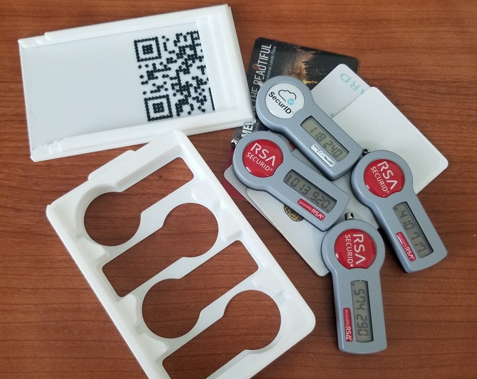 Quad RSA Token Holder, Token Cadey (custom Options Available) - Etsy