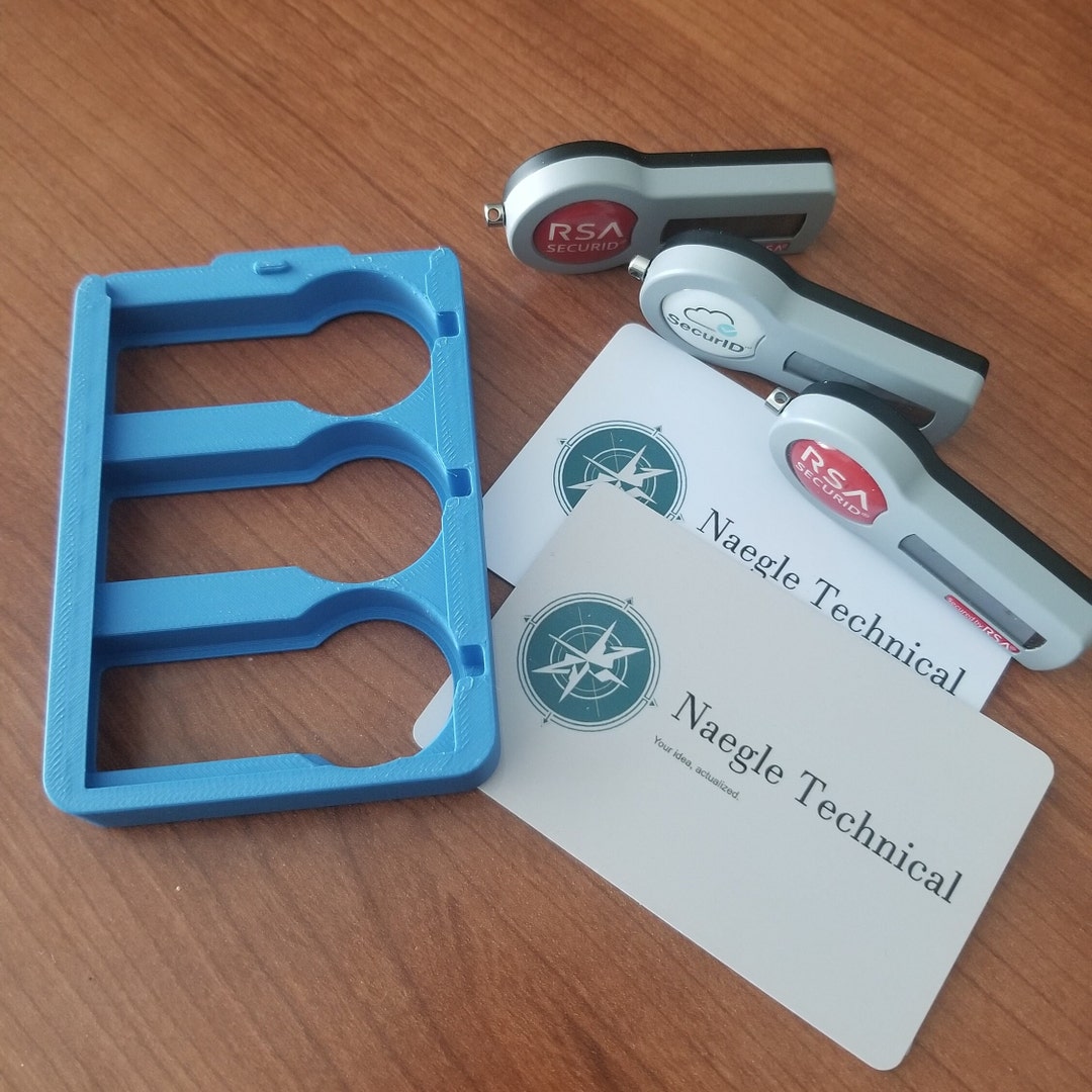 Dual ID Badge and Triple RSA Token Holder ; Secure Token Holder - Etsy