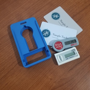 2 ID Badge, RSA Token, Vasco Token Holder ; Secure Token Holder - Etsy